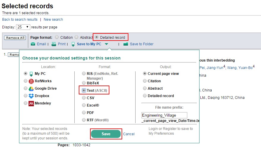 WOS 核心合集,EI,CNKI 数据库导出教程 - 武汉理工大学图书馆